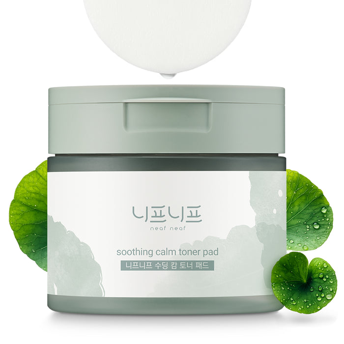 Soothing Calm Toner Pad (60ea) for Sensitive Skin - Korean Skin Card Brand